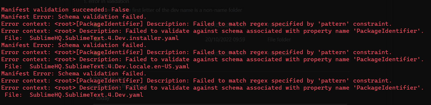 Error Naming A Folder · Issue 316 · Microsoft Winget Create · Github