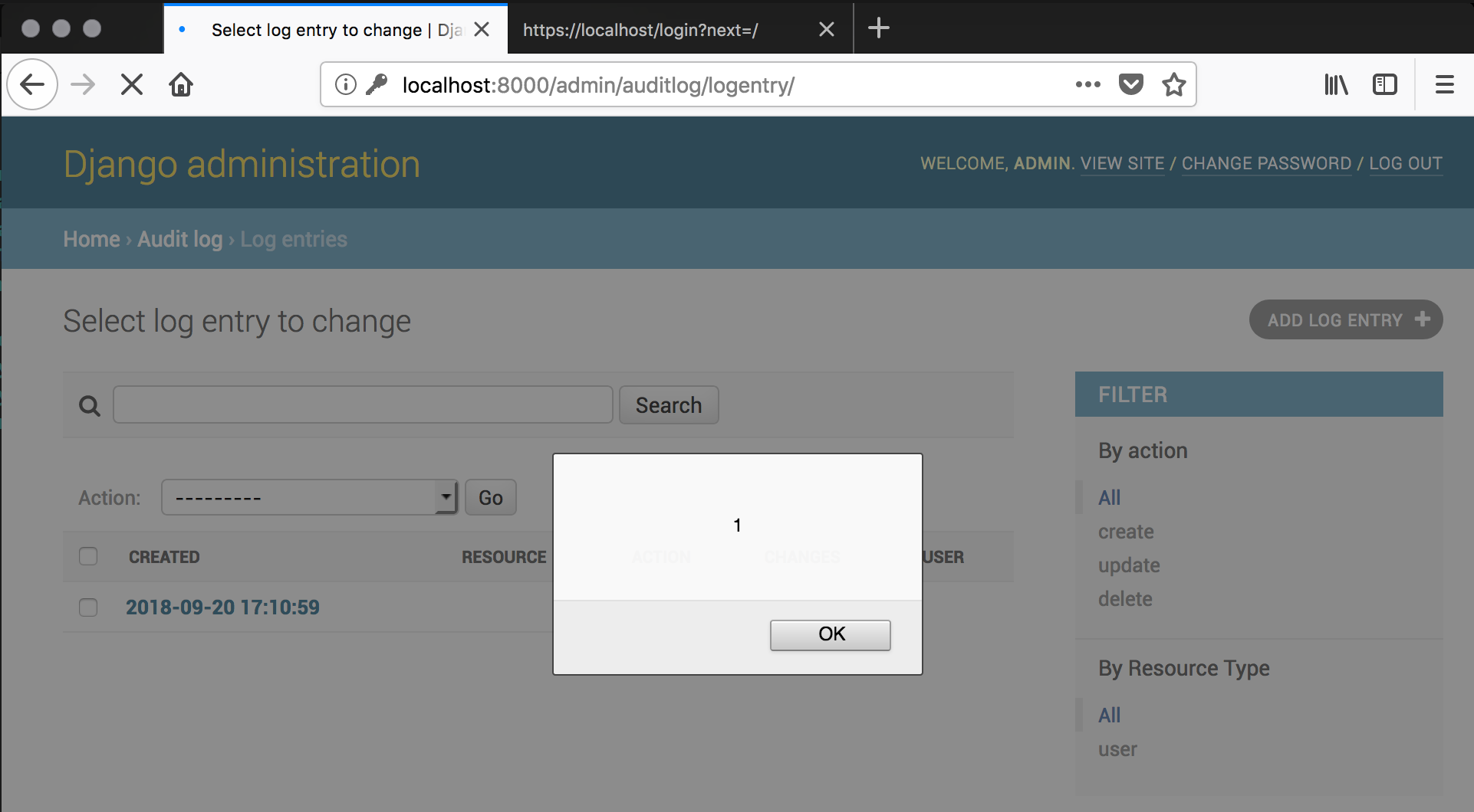 Blind XSS in Admin Log Overview · Issue #742 · DefectDojo/django-DefectDojo · GitHub