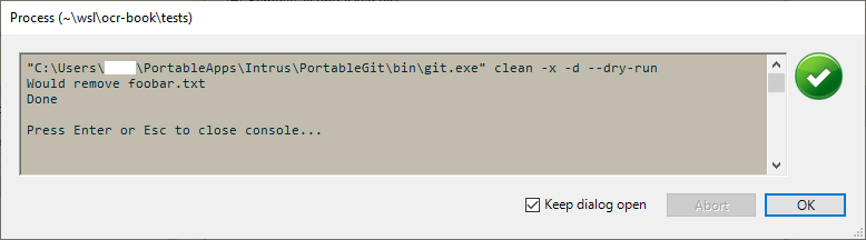 Log truncated when "git clean" · Issue #8580 · gitextensions/gitextensions · GitHub