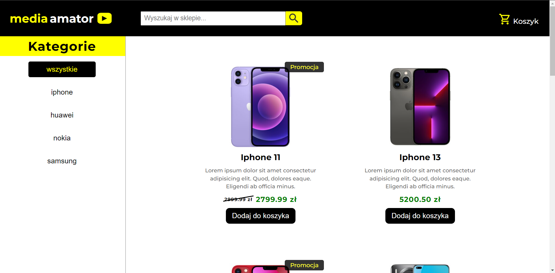 GitHub - Selwat/mediaexpert: Electronics store website