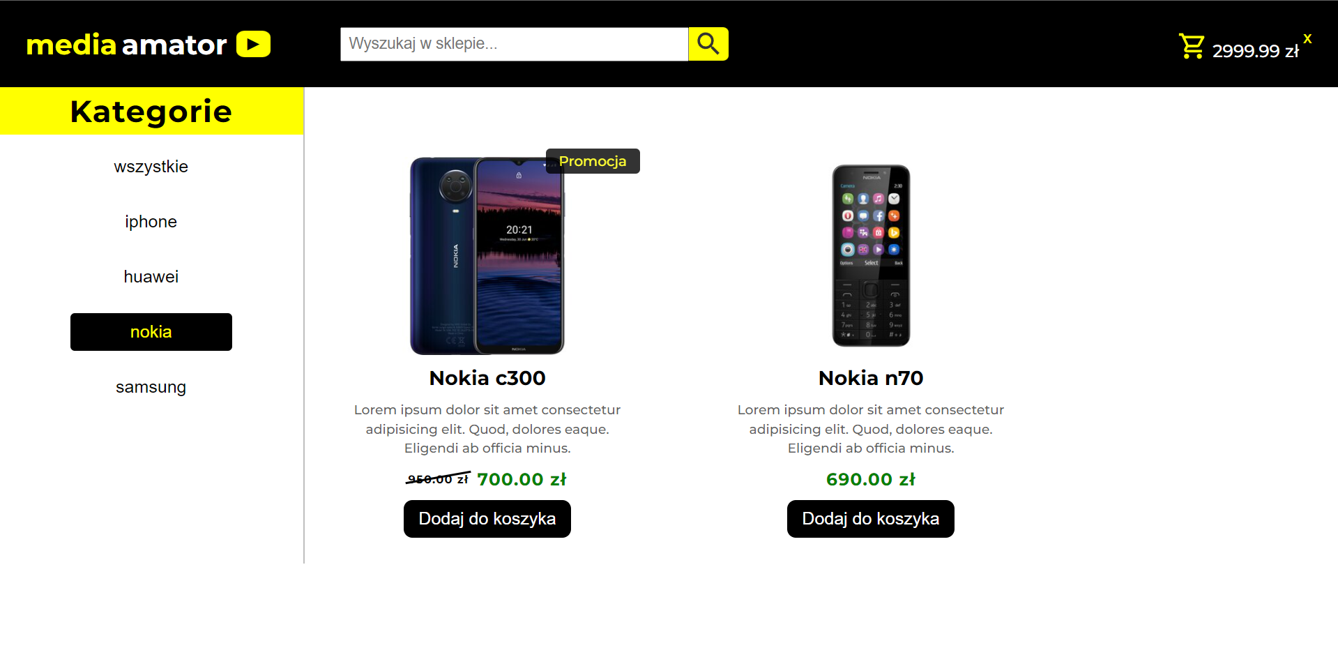 GitHub - Selwat/mediaexpert: Electronics store website
