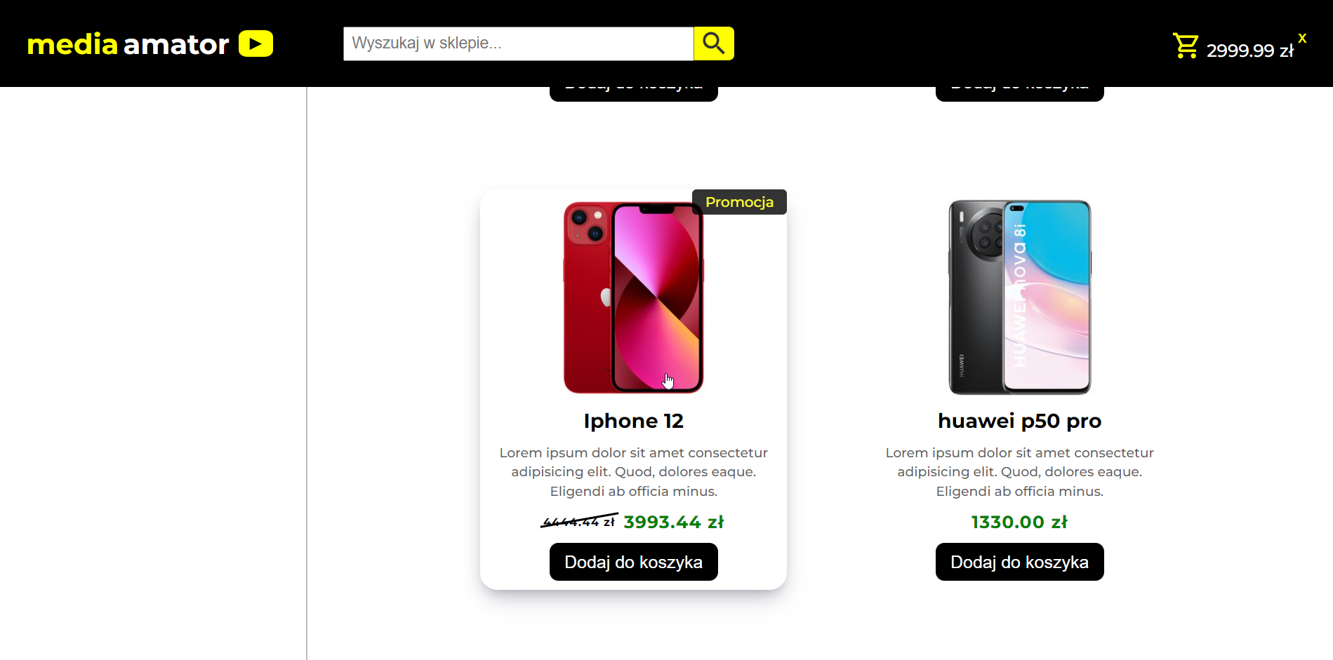 GitHub - Selwat/mediaexpert: Electronics store website