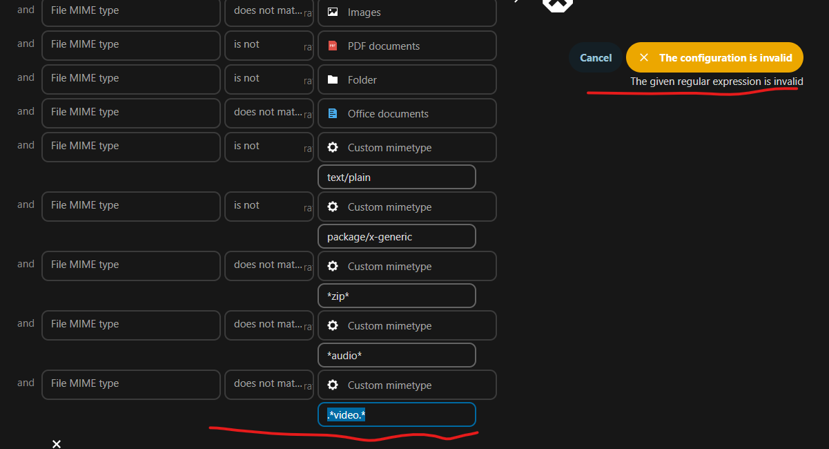 Can't upload M4V files when "*video*" mimetype is added · Issue #368 · nextcloud/files ...