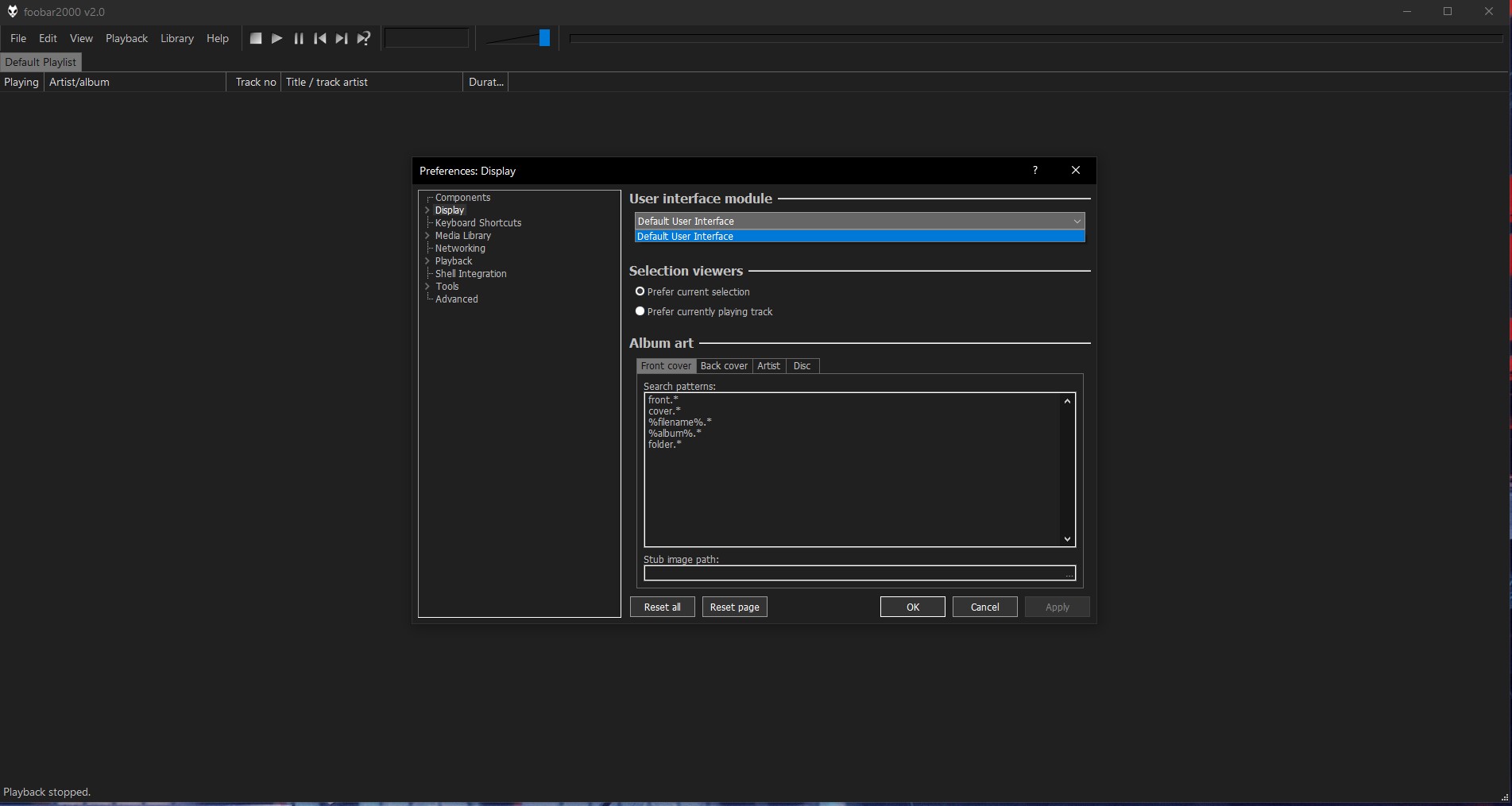 Columns UI option won't show up at startup · Issue #257 · Ottodix/Eole-foobar-theme · GitHub