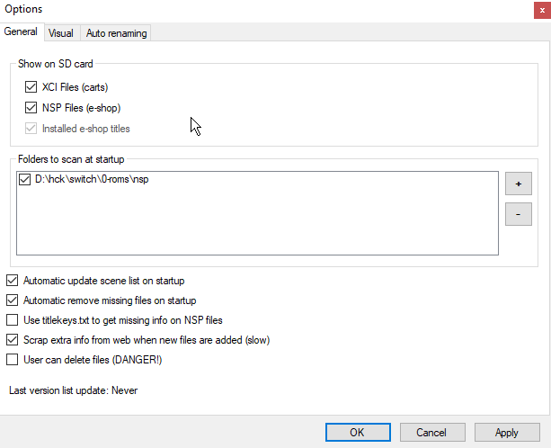NSP not view in the list · Issue #162 · gibaBR/Switch-Backup-Manager ...