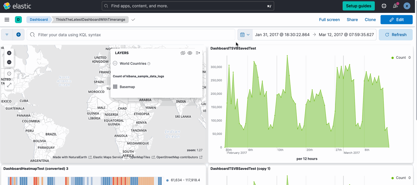 [Dashboard] Browser back navigation after time range selection leads to ...