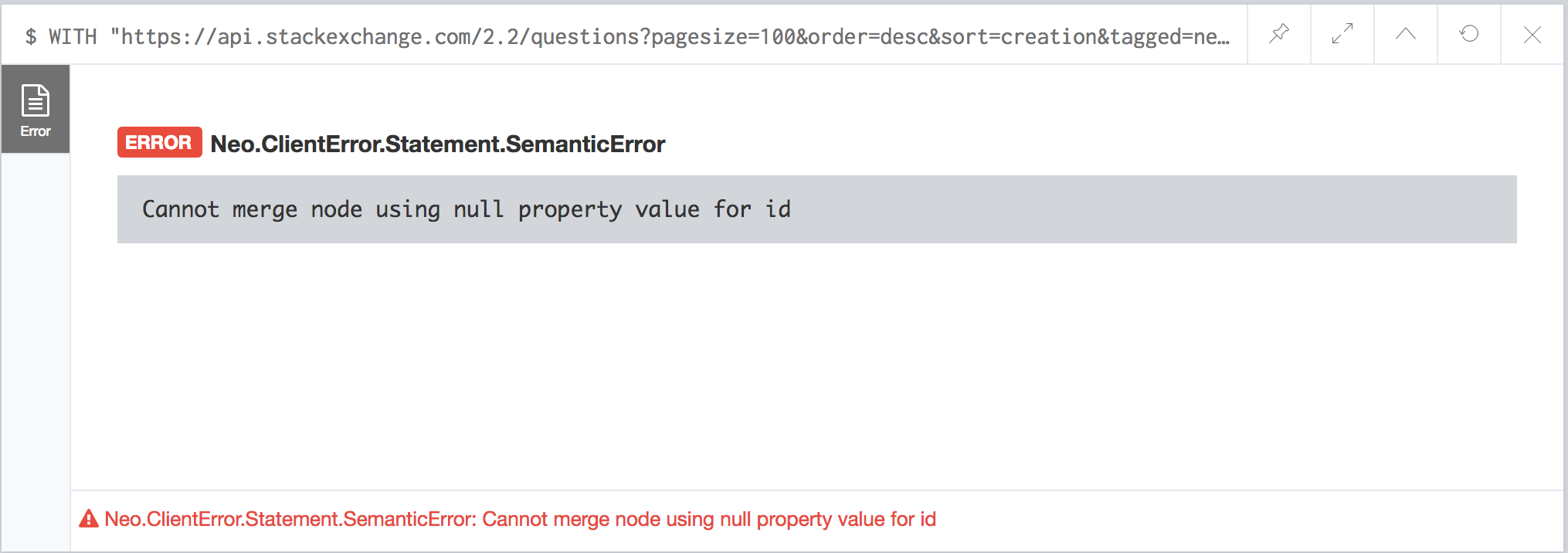 Load JSON example doc does not work as it is · Issue #713 · neo4j ...