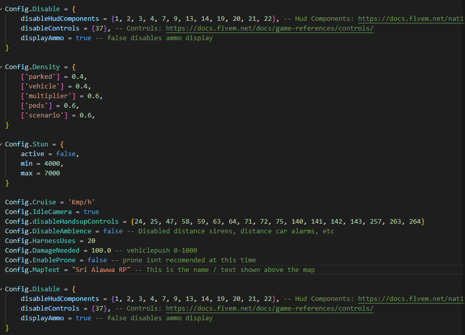 Duplicate Config. by iktray · Pull Request #305 · qbcore-framework/qb ...