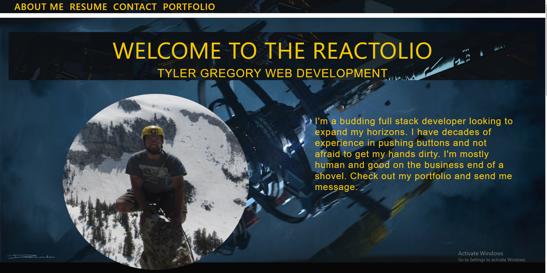 GitHub - tyarchy/reactolio: A React Portfolio