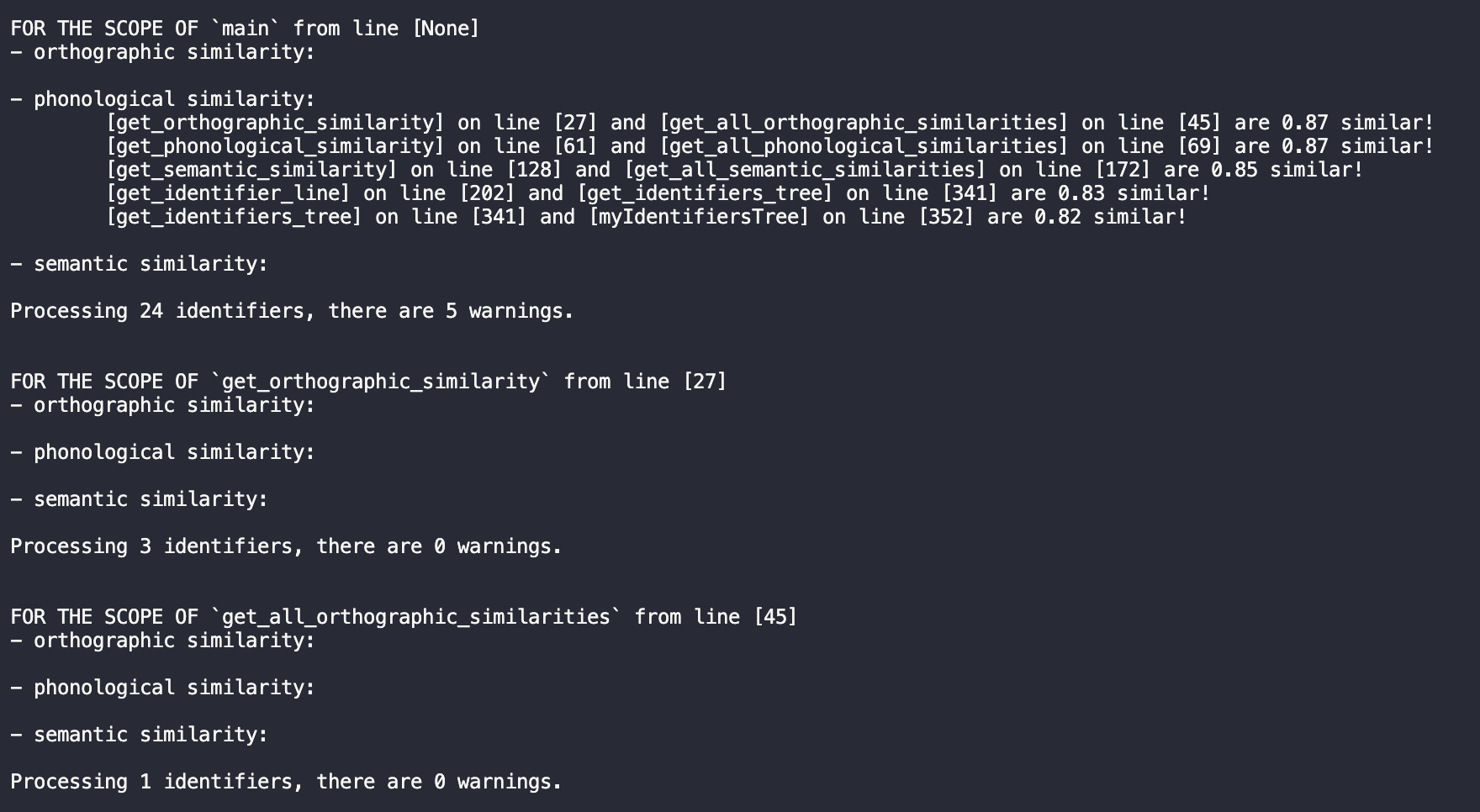 GitHub - minhphd/Namesake-Scoped: A Python Checker for Lexical Similarity in Identifier Names