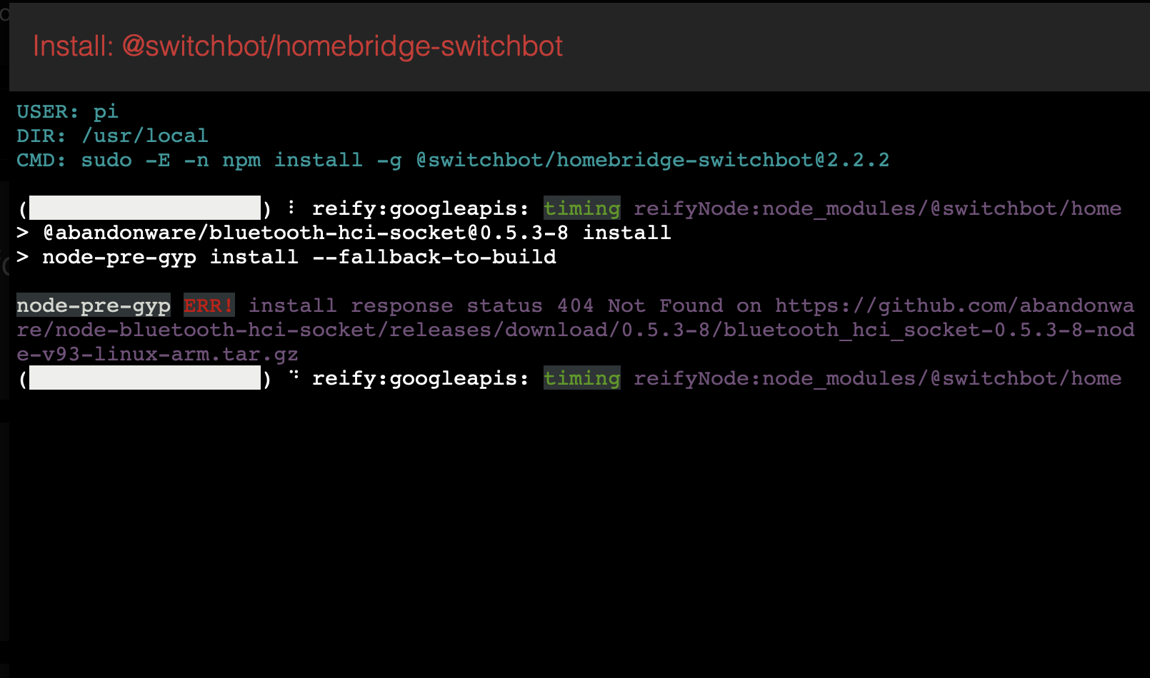Support Request: Plugin Stopped Working... · Issue #576 · OpenWonderLabs/homebridge-switchbot ...
