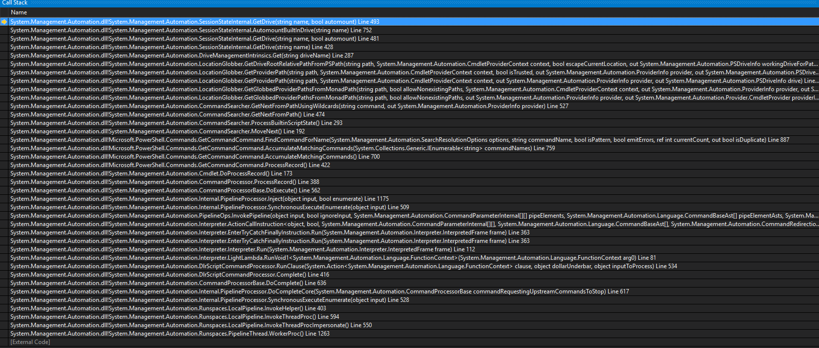 Get Command Using Global Function Scope Not Working And Starts Throwing In Powershell7 Preview1 6019