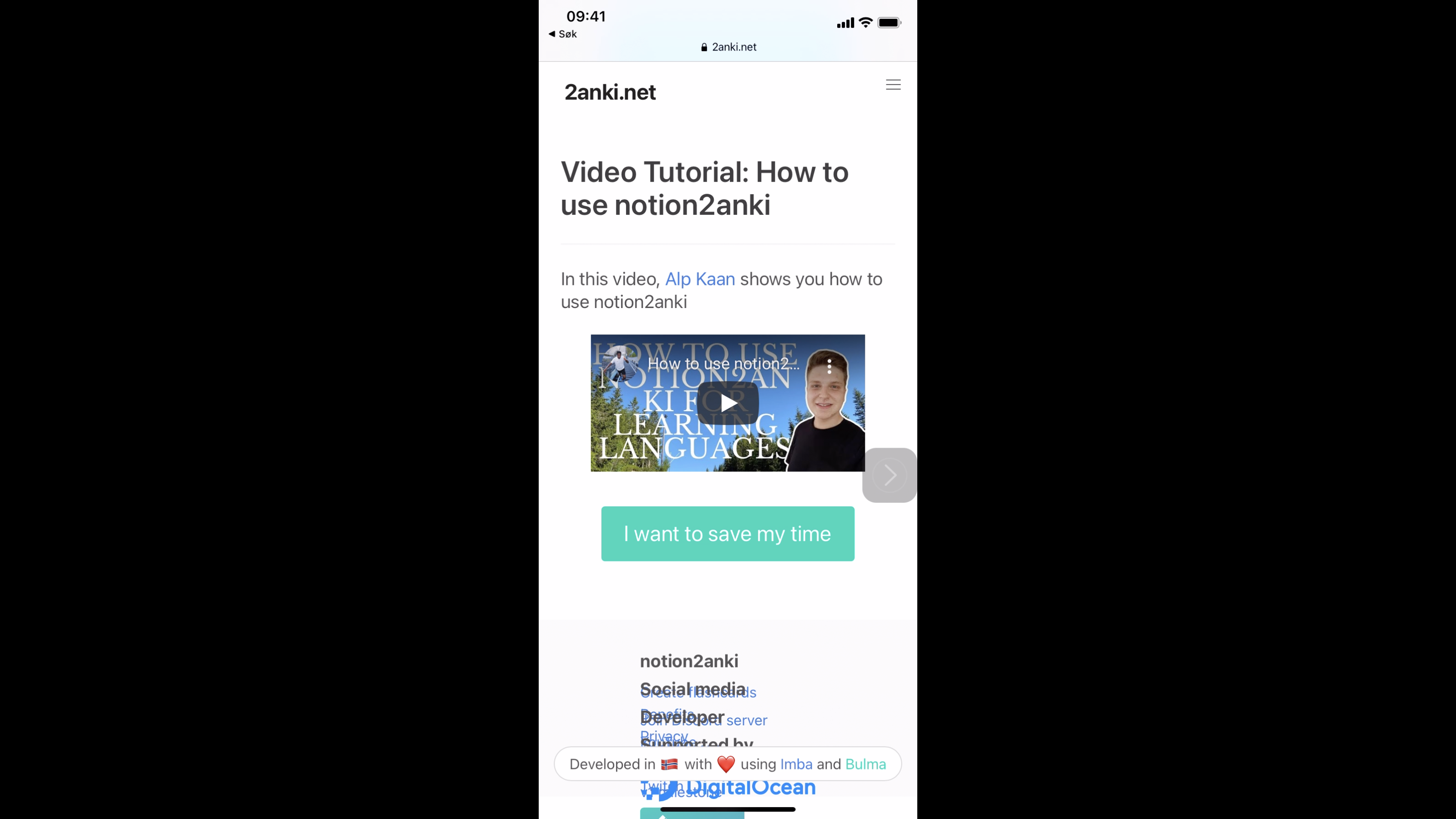 Make the footer look nice on mobile devices · Issue #191 · 2anki/server · GitHub