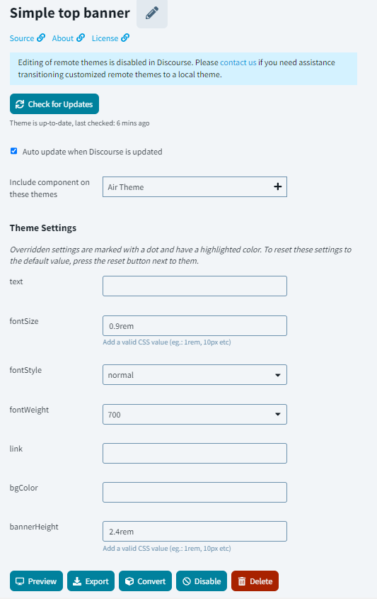 GitHub - andersonfpcorrea/banner-theme-component: Simple Discourse banner theme component