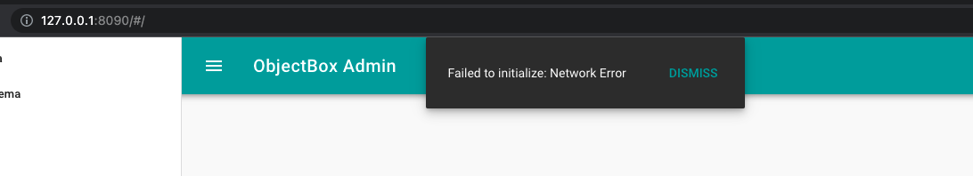 Web Admin Object Box Network Error · Issue 427 · Objectbox Objectbox Dart · Github