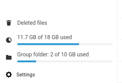 Show quota to users · Issue #44 · nextcloud/groupfolders · GitHub