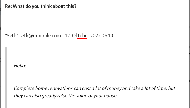 Disabling Formatting When Replying Removes Any Indication What The Original Message Is · Issue
