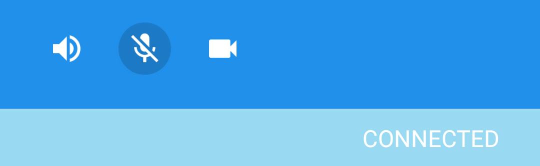 Feedback about muted microphone in call is shown wrongly after display ...