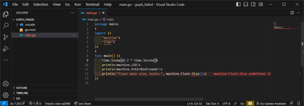 Gopls Does Not Work For Machine Flash In Rp2040 · Issue 3852 · Tinygo Org Tinygo · Github