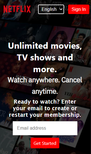 GitHub - Krishna1922/netflix-landing-page: This is just a fully ...