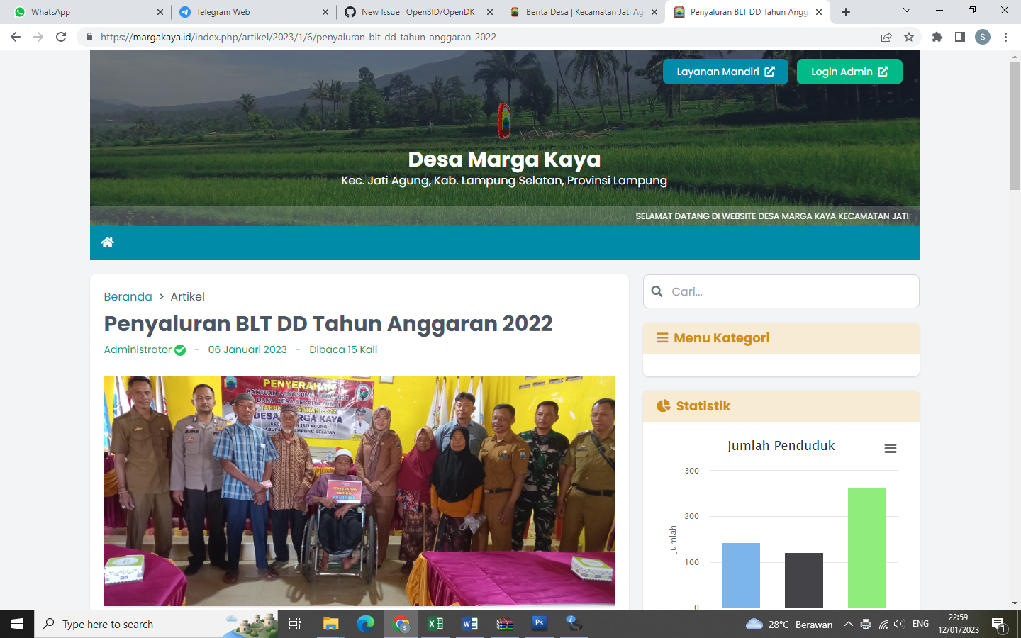 Berita Desa tidak semua tampil di OpenDK · Issue #612 · OpenSID/OpenDK · GitHub