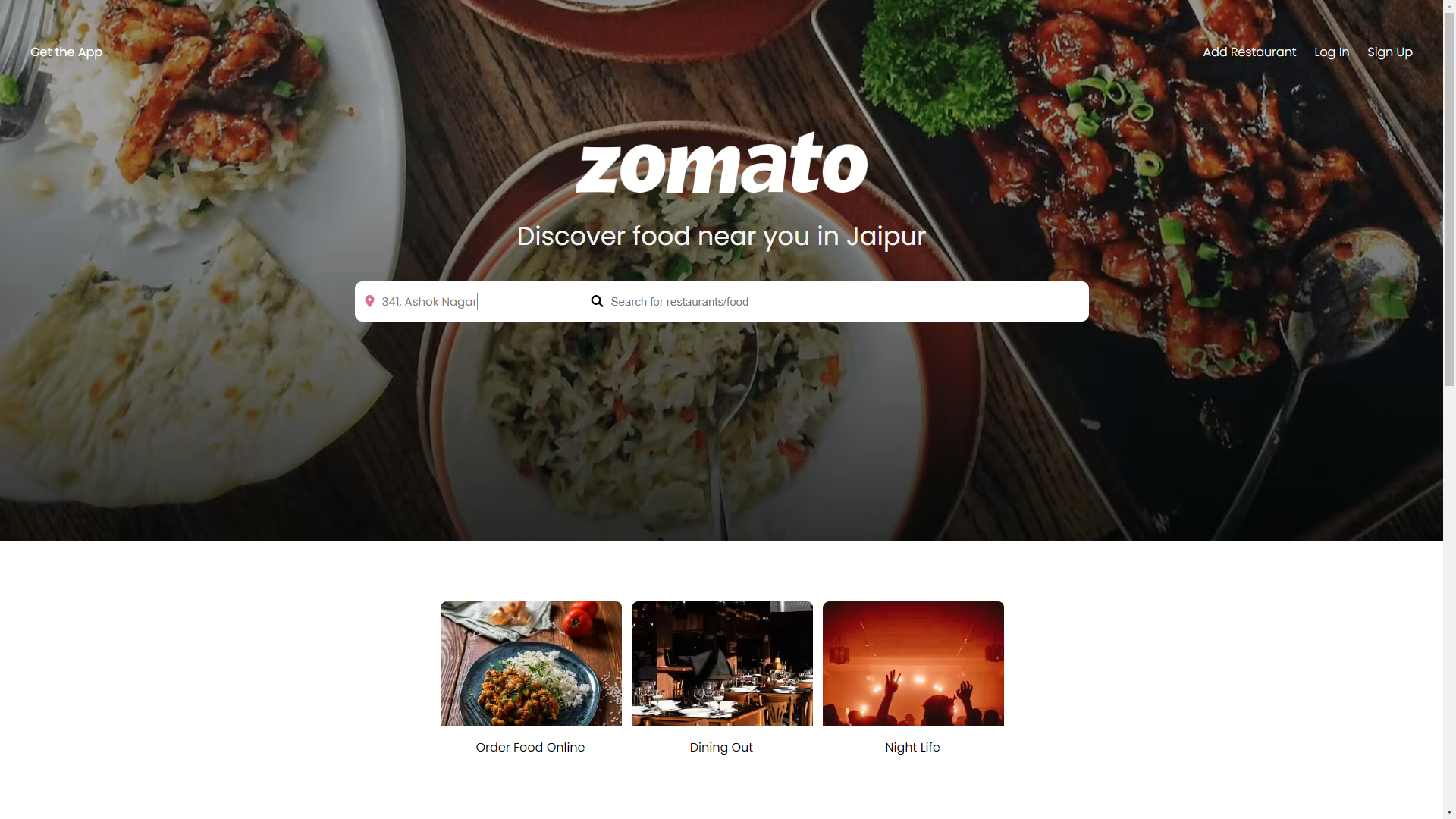 GitHub - ketan2jangid/Zomato-Clone