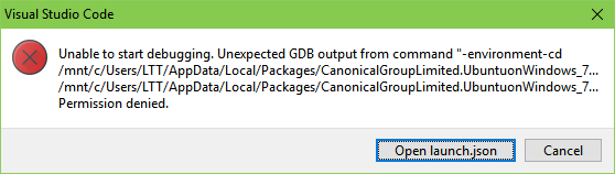 Launch Bash Failed When Debugging Bash On Windows · Issue 877 · Microsoftvscode Cpptools · Github 0917