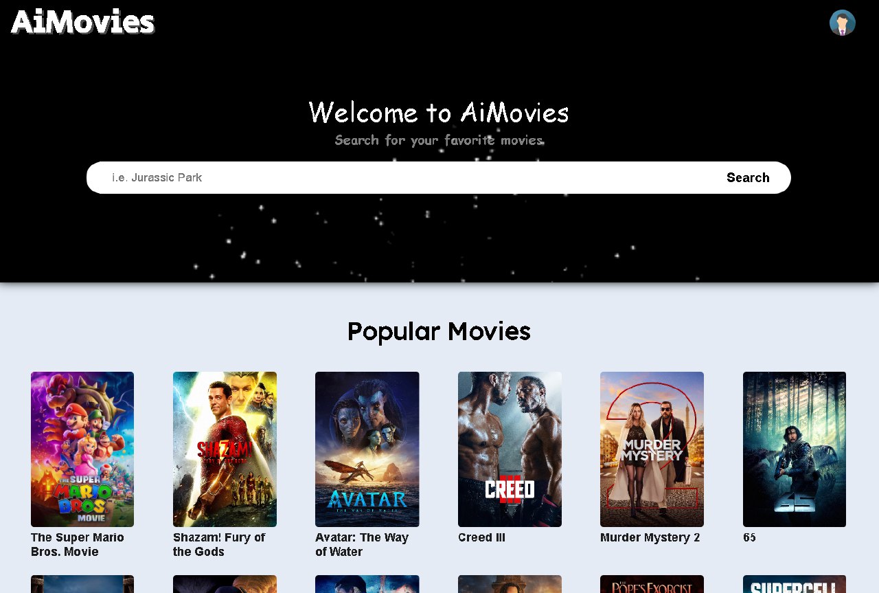 GitHub - ashishingle29/AiMovies: AiMovies is a simple movie application built using React. The ...