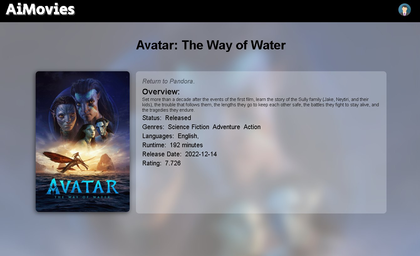 GitHub - ashishingle29/AiMovies: AiMovies is a simple movie application built using React. The ...