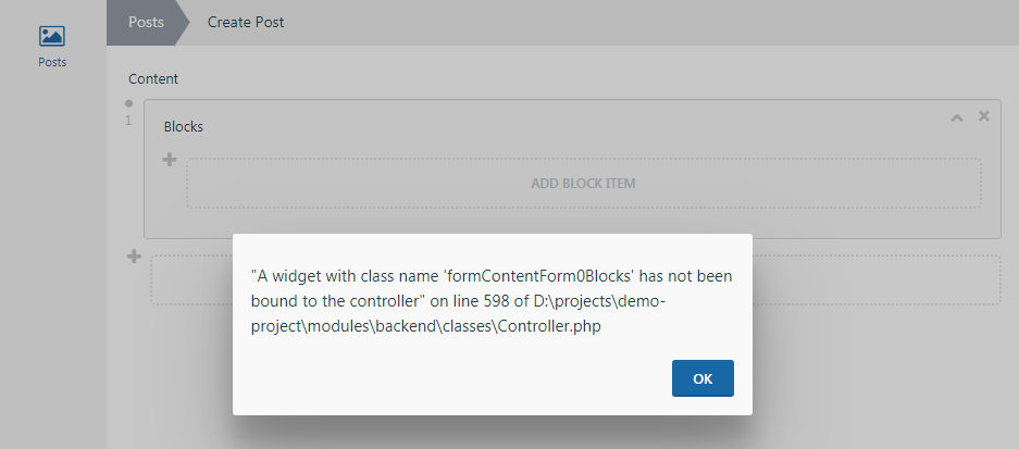 Nested Repeater - A widget with class name has not been bound to the controller · Issue #4344 ...