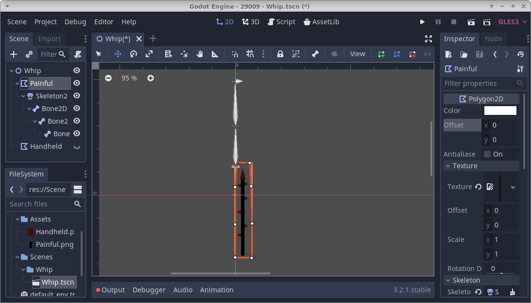 Polygon2D's UV editor's Bones are displayed on wrong position · Issue #29009 · godotengine/godot ...