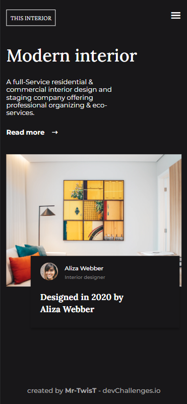 GitHub - Mr-TwisT/interior-consultant: Simple HTML and CSS page to ...