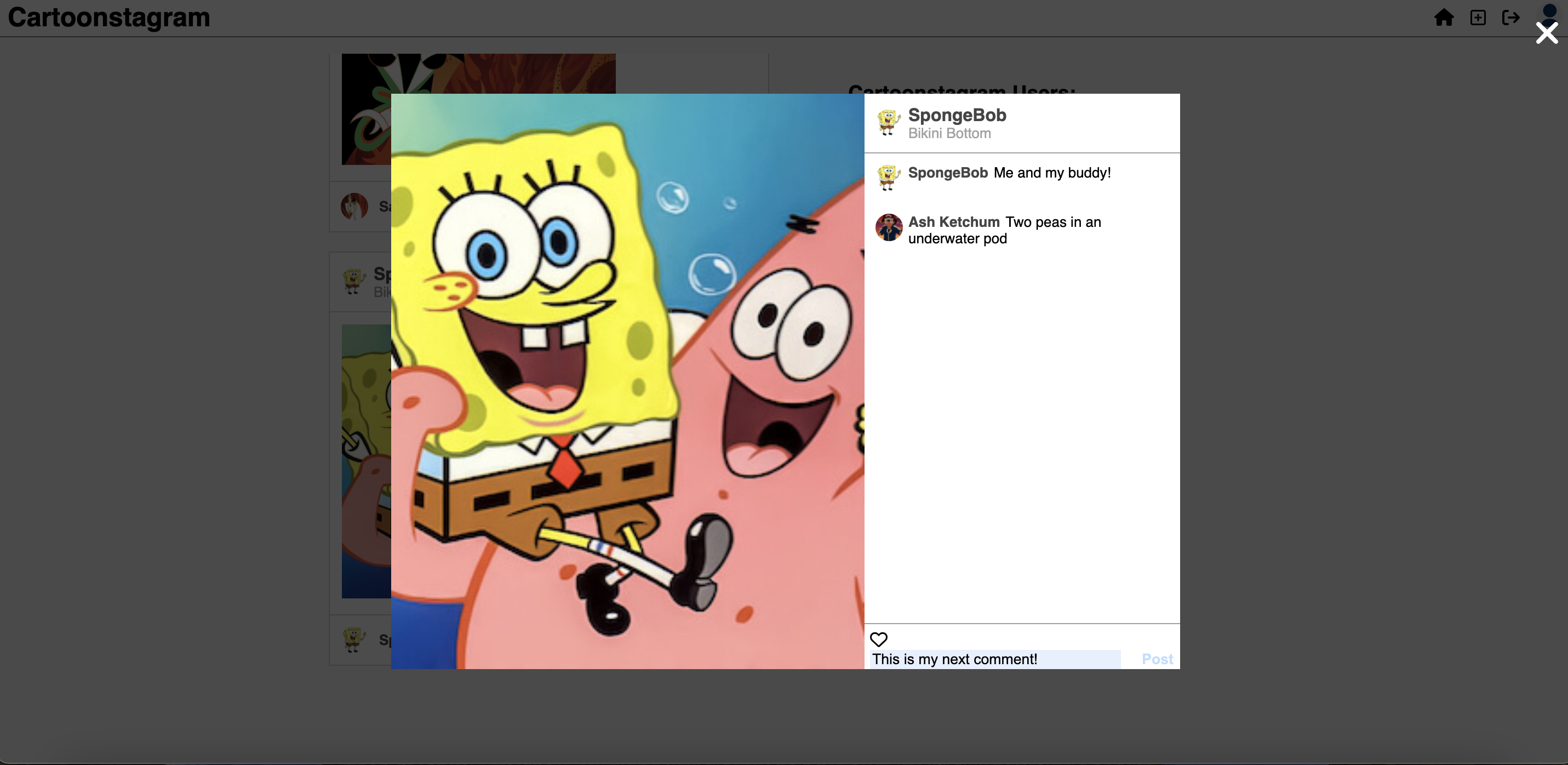 GitHub - Willy-Git-Man/Cartoonstagram