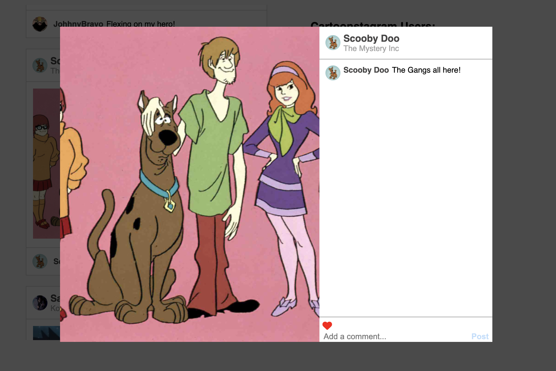 GitHub - Willy-Git-Man/Cartoonstagram