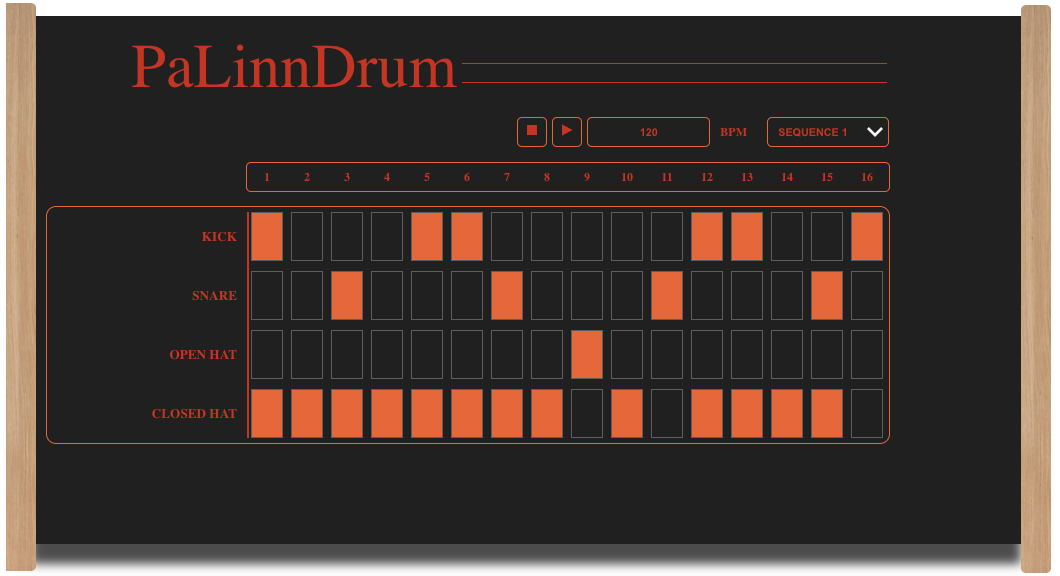 GitHub - Pixxis/PaLinnDrum: Mini Linn Drum Machine built using React.js hooks API