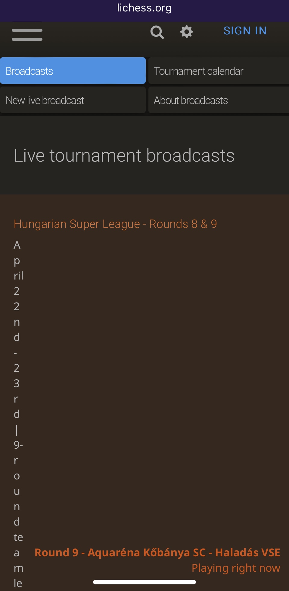 Broadcast page show vertical short description when round field has more chars · Issue #12730 ...