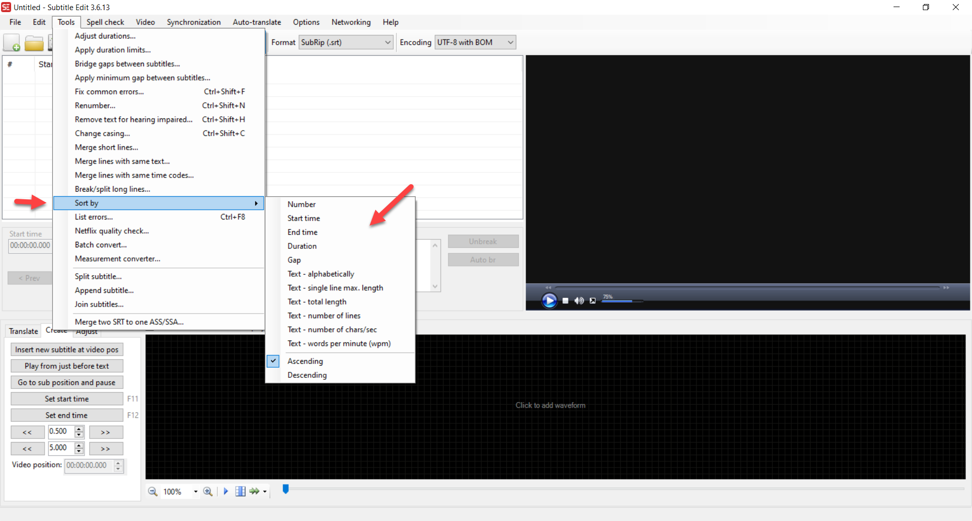 Request: Add Sort by Language option · Issue #7096 · SubtitleEdit/subtitleedit · GitHub