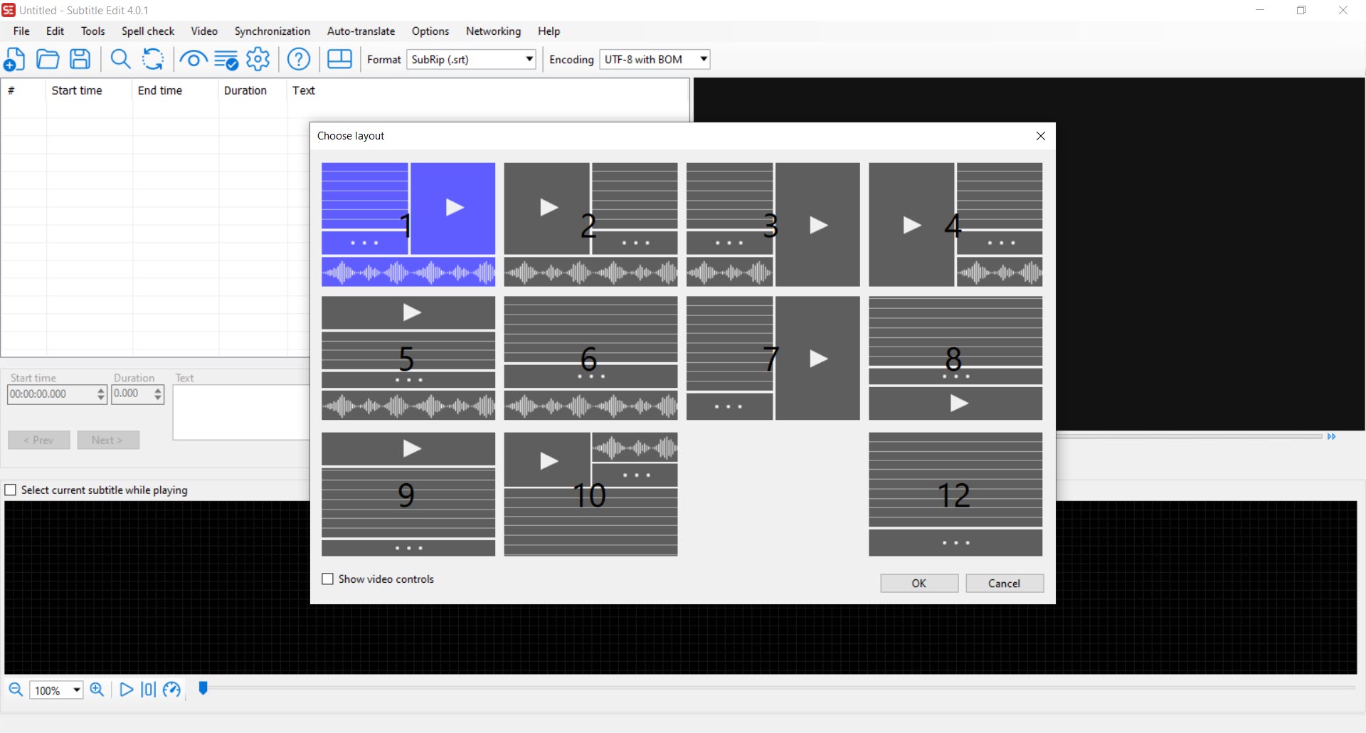 Issues with the new layout(s) · Issue #7482 · SubtitleEdit/subtitleedit ...