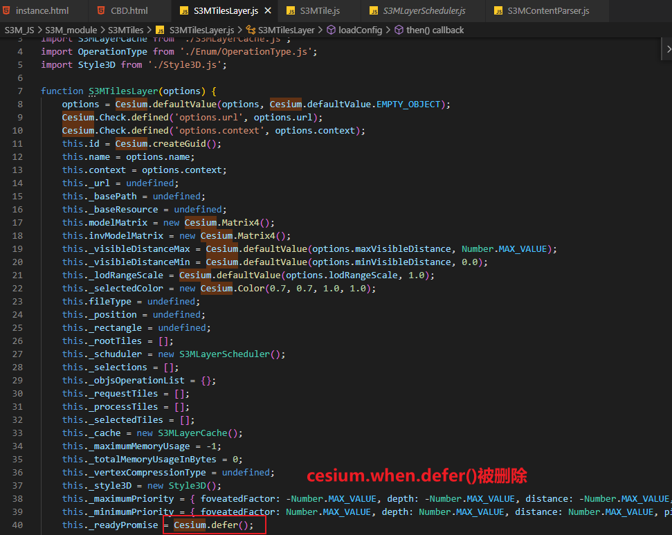 cesium1.91删除了原来的cesium.when,使用了promise,会报错 · Issue #54 · SuperMap/s3m-spec · GitHub