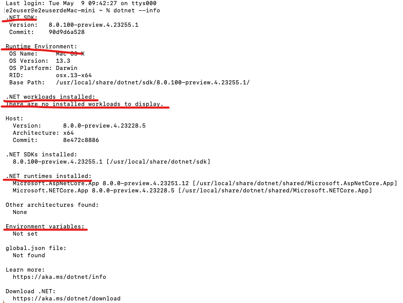 [NETE2ESDK][MAC][Loc]With 8.0 Preview4 SDK installed, the texts in CLI are partly unlocalized ...