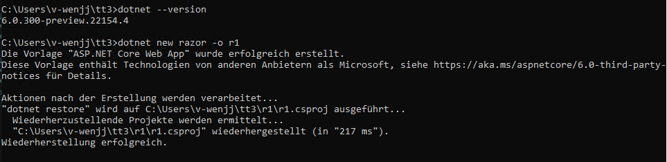 [Loc]With .NET 7 SDK, the template prompt is not localized when creating a razor/mvc project in ...