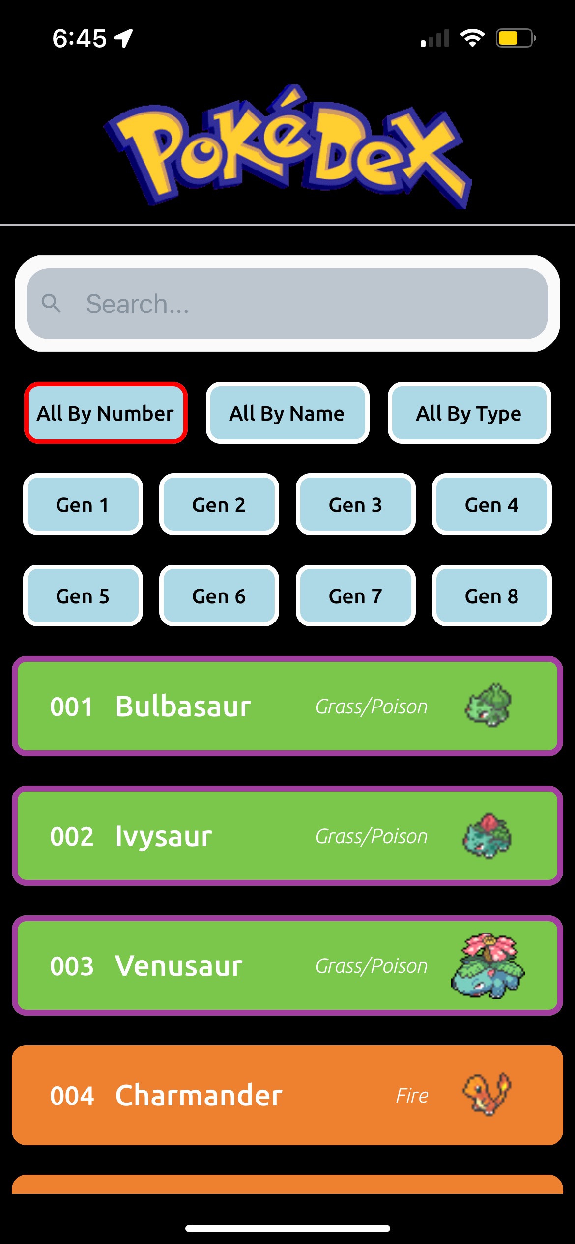 GitHub - anishk22/pokedex: A frontend reference application for Pokemon using web scraped data.