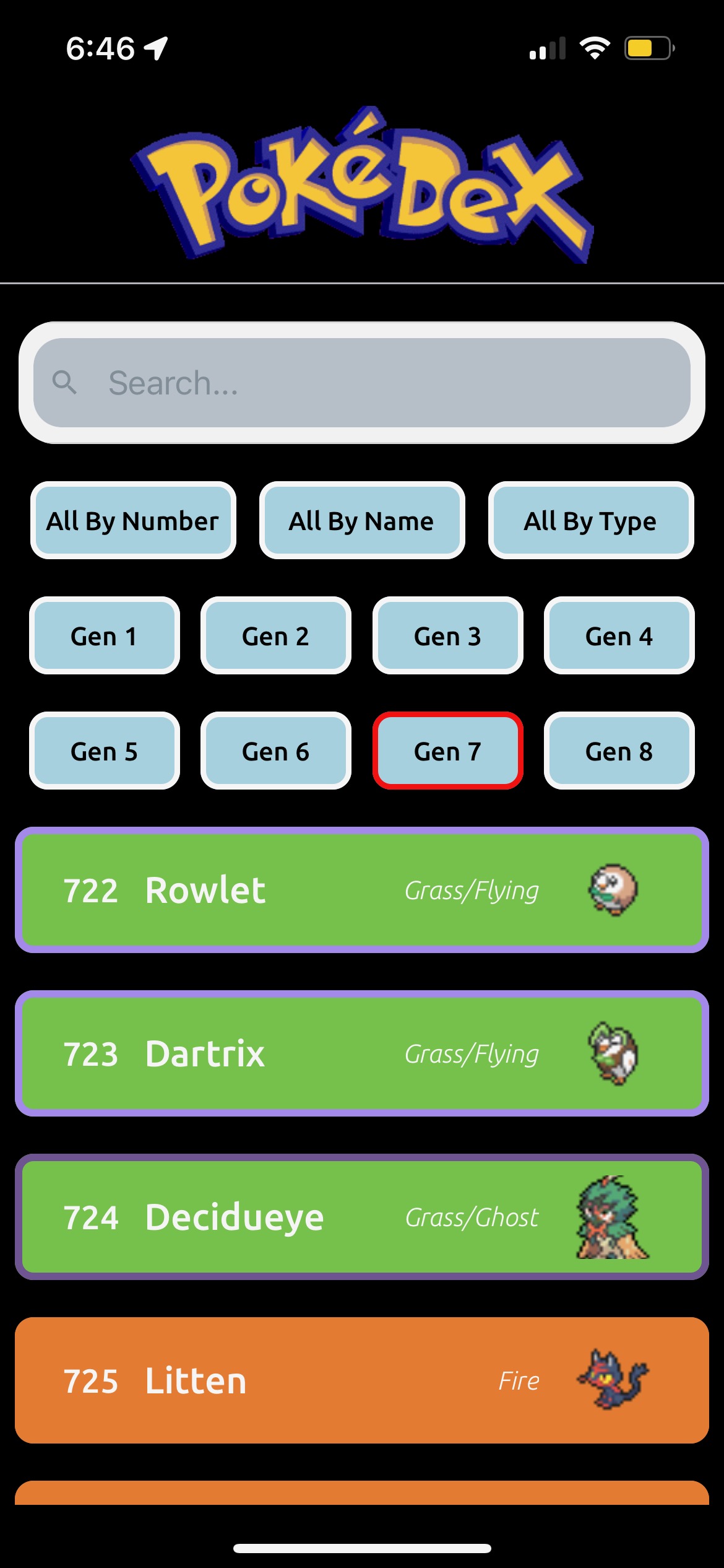 GitHub - anishk22/pokedex: A frontend reference application for Pokemon ...