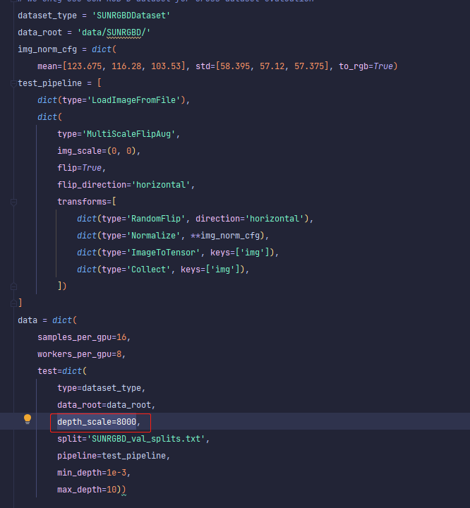 Question About Depth Scale In Sun Rgb D · Issue 85 · Zhyever Monocular Depth Estimation