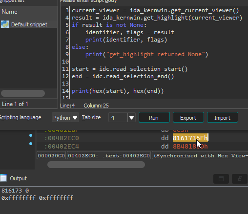 Error invalid hash selected · Issue #44 · OALabs/hashdb-ida · GitHub