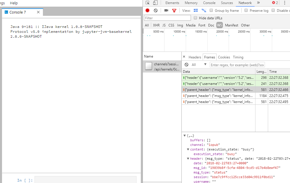 jupyterlab expression result never returns ( works with notebook ...