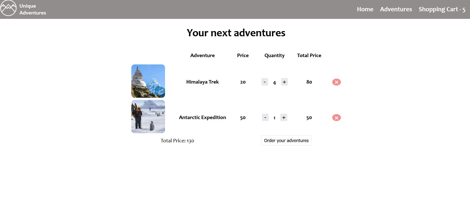 GitHub - Anastasia-ra/next.js-ecommerce-store: Unique Adventures is a ...
