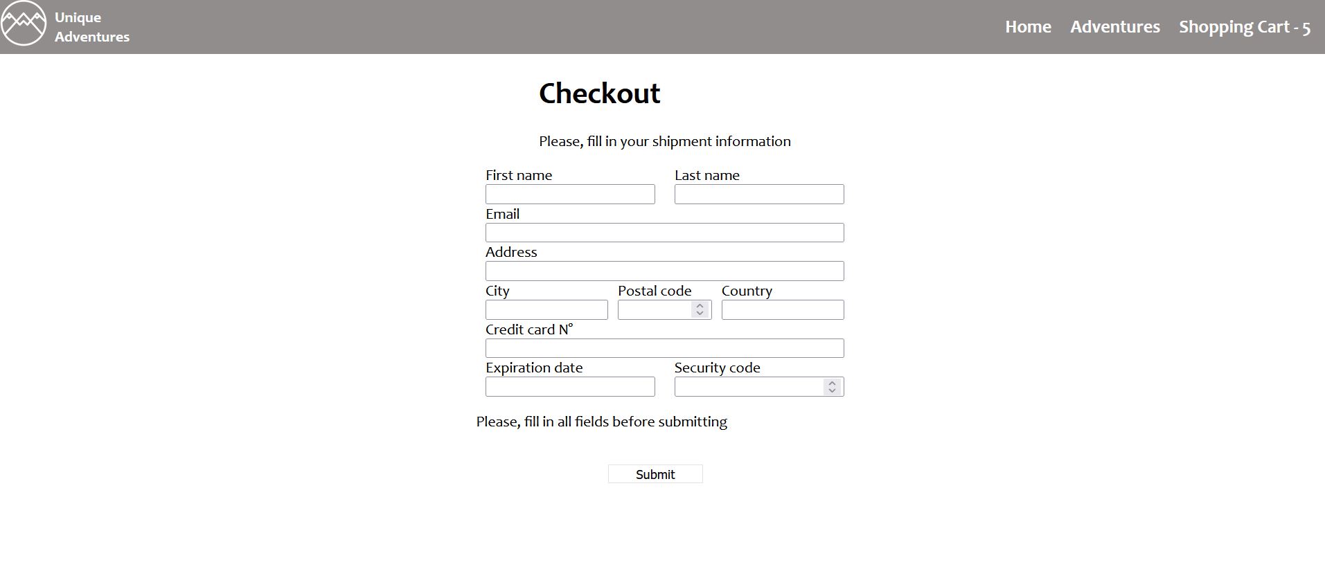 GitHub - Anastasia-ra/next.js-ecommerce-store: Unique Adventures is a ...