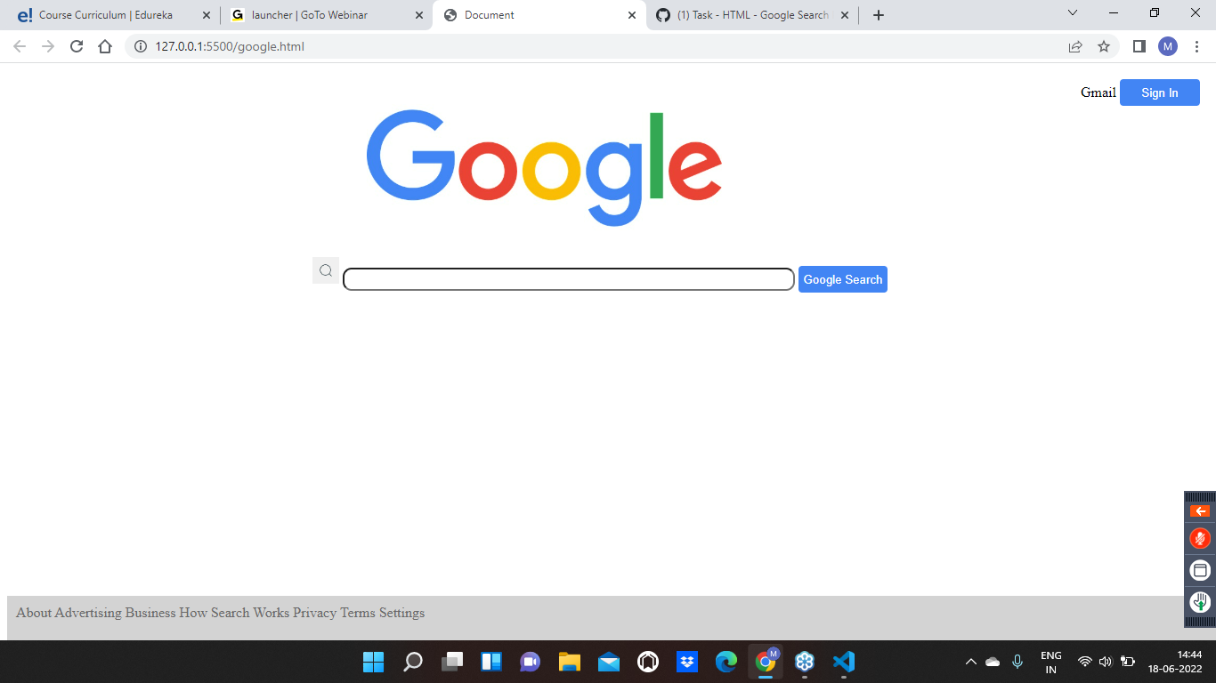 Task - HTML & CSS - Google Search Page Clone · akash-coded mern · Discussion #47 · GitHub