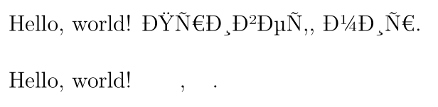 Unicode is rendered differently in body vs. in a child vs. in an ...